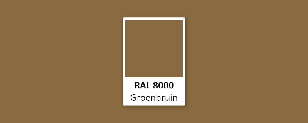 RAL 8000: Groenbruin