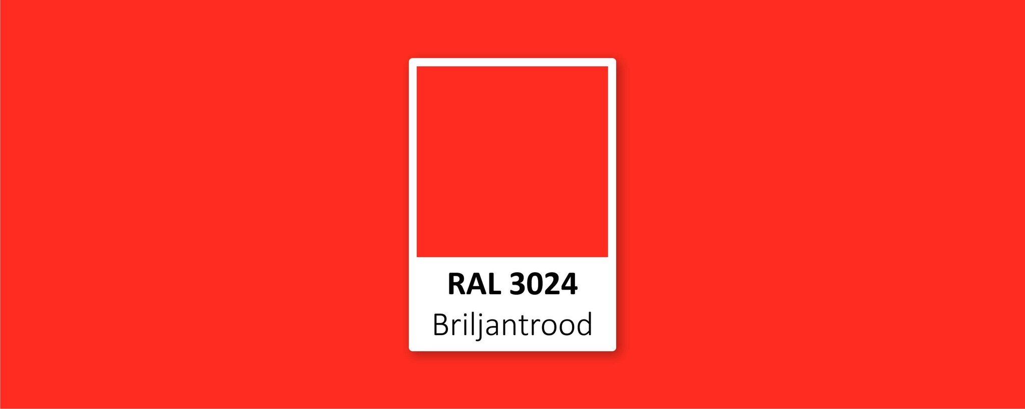RAL 3024: Briljantrood
