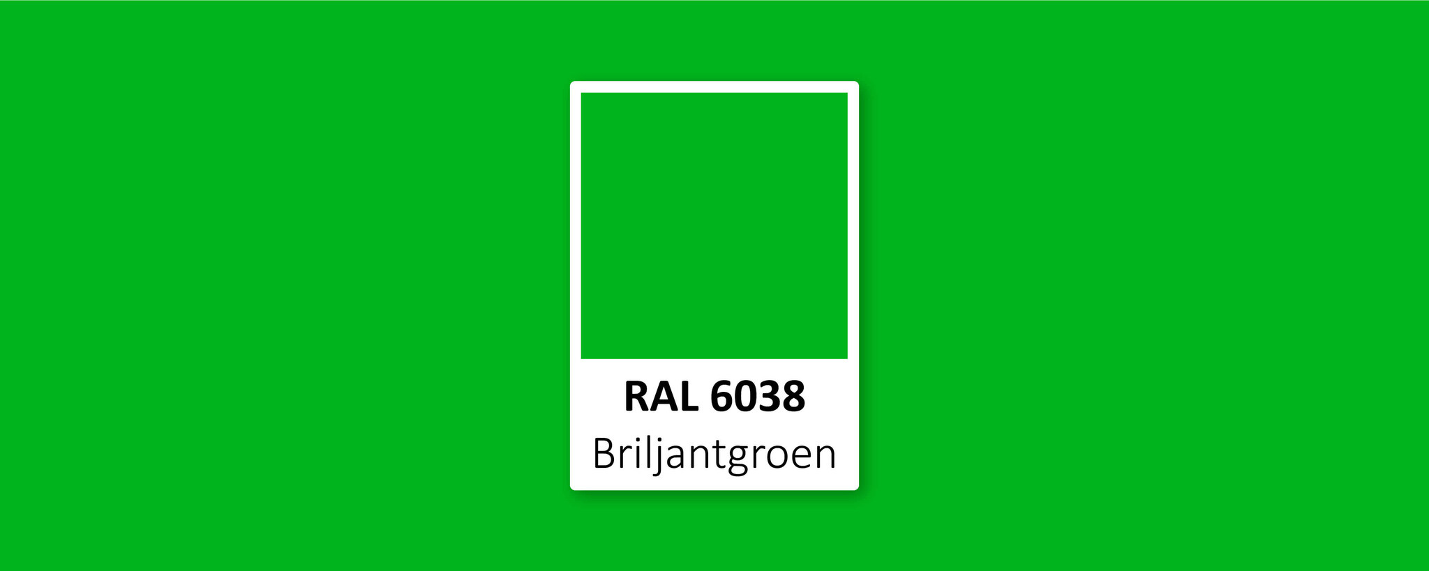 RAL 6038: Briljantgroen