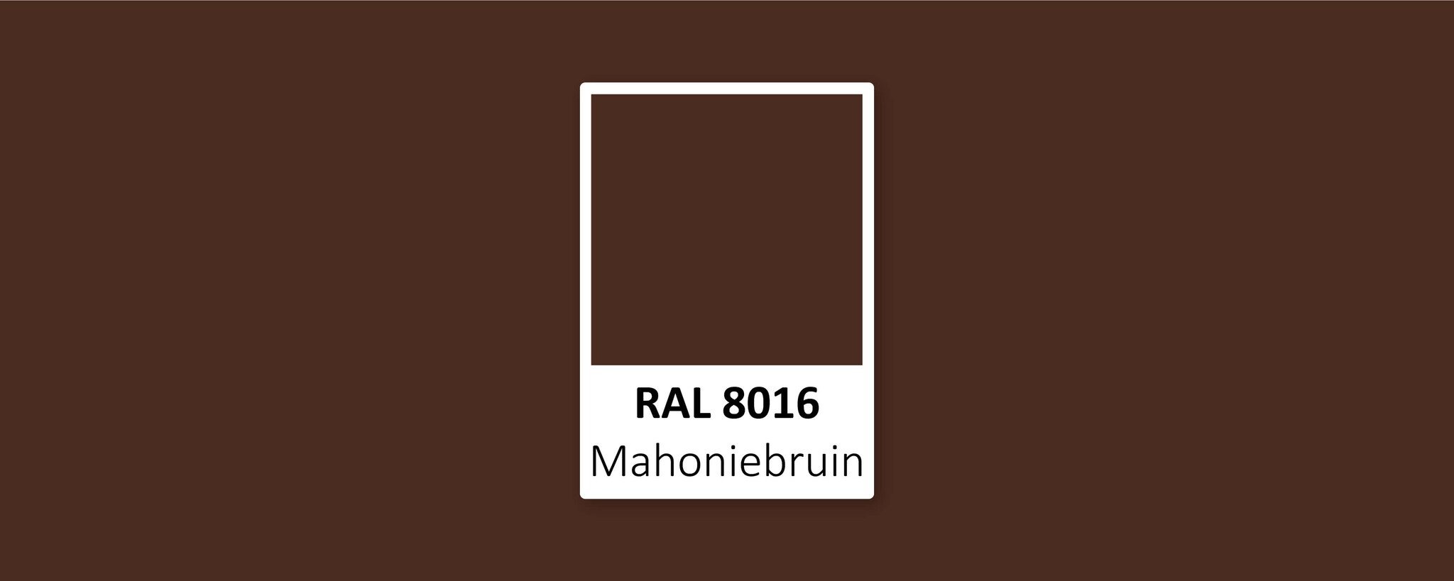 RAL 8016: Mahoniebruin