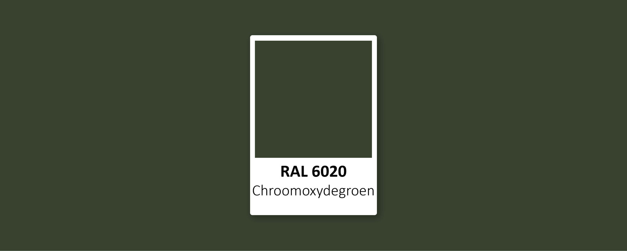 RAL 6020: Chroomoxyde groen
