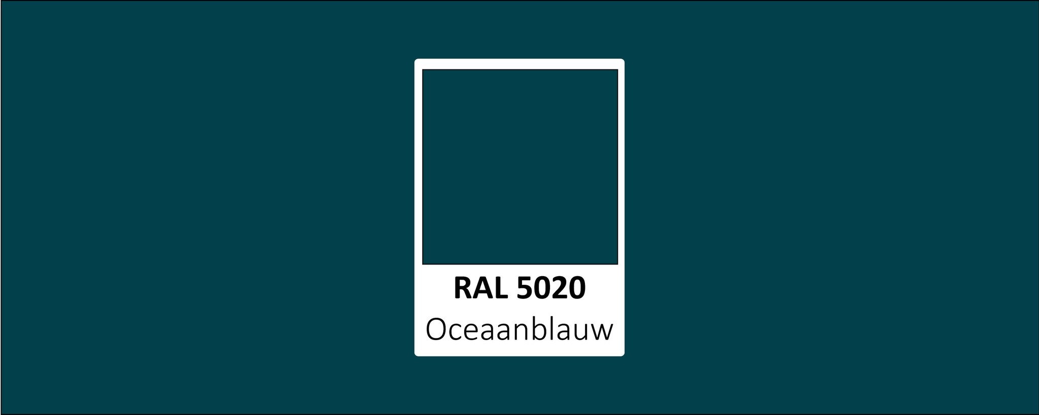 RAL 5020: Oceaanblauw