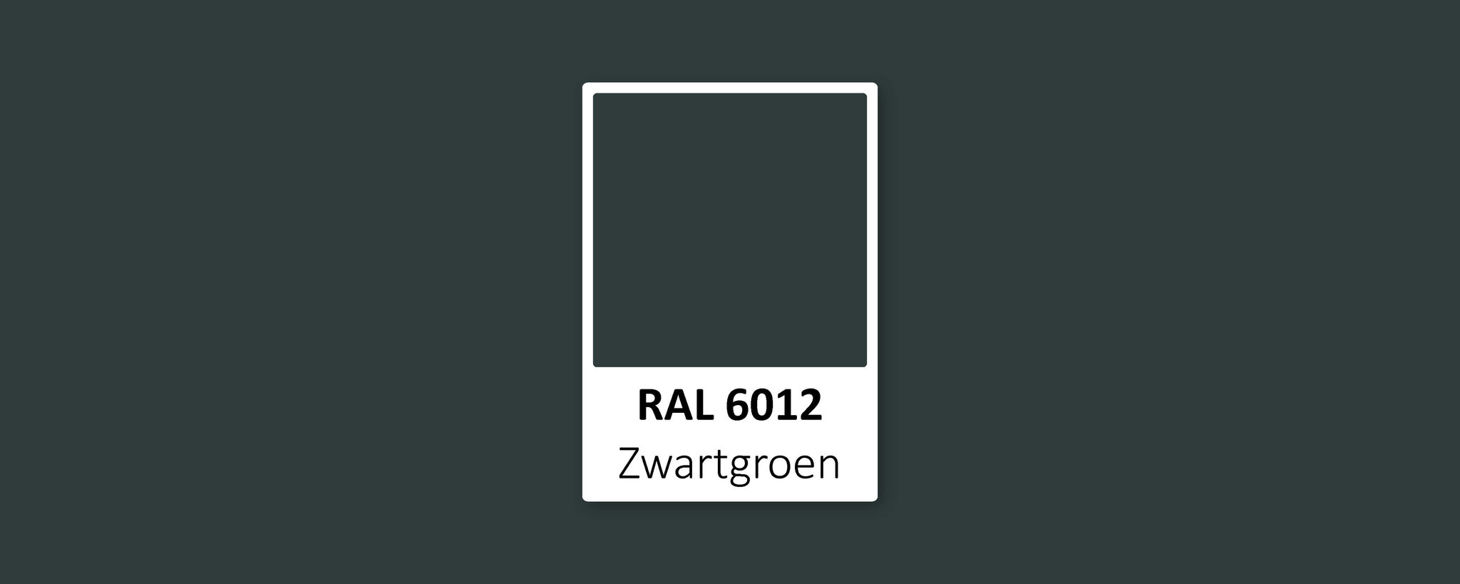 RAL 6012: Zwartgroen
