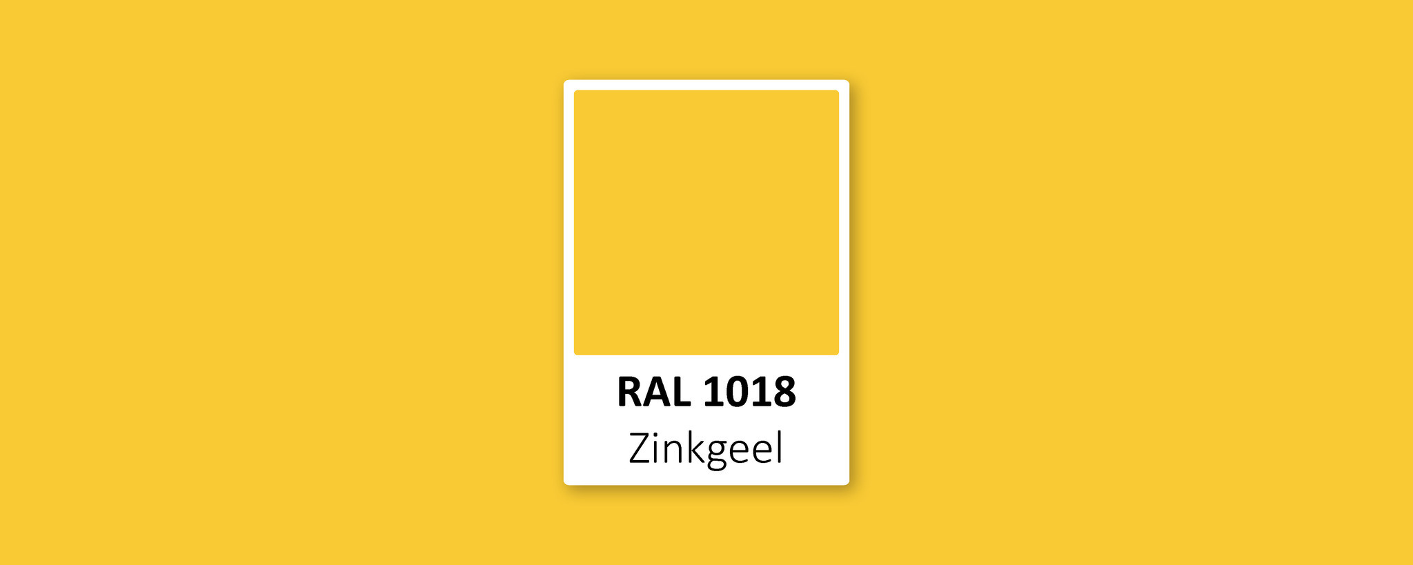 RAL 1018: Zinkgeel