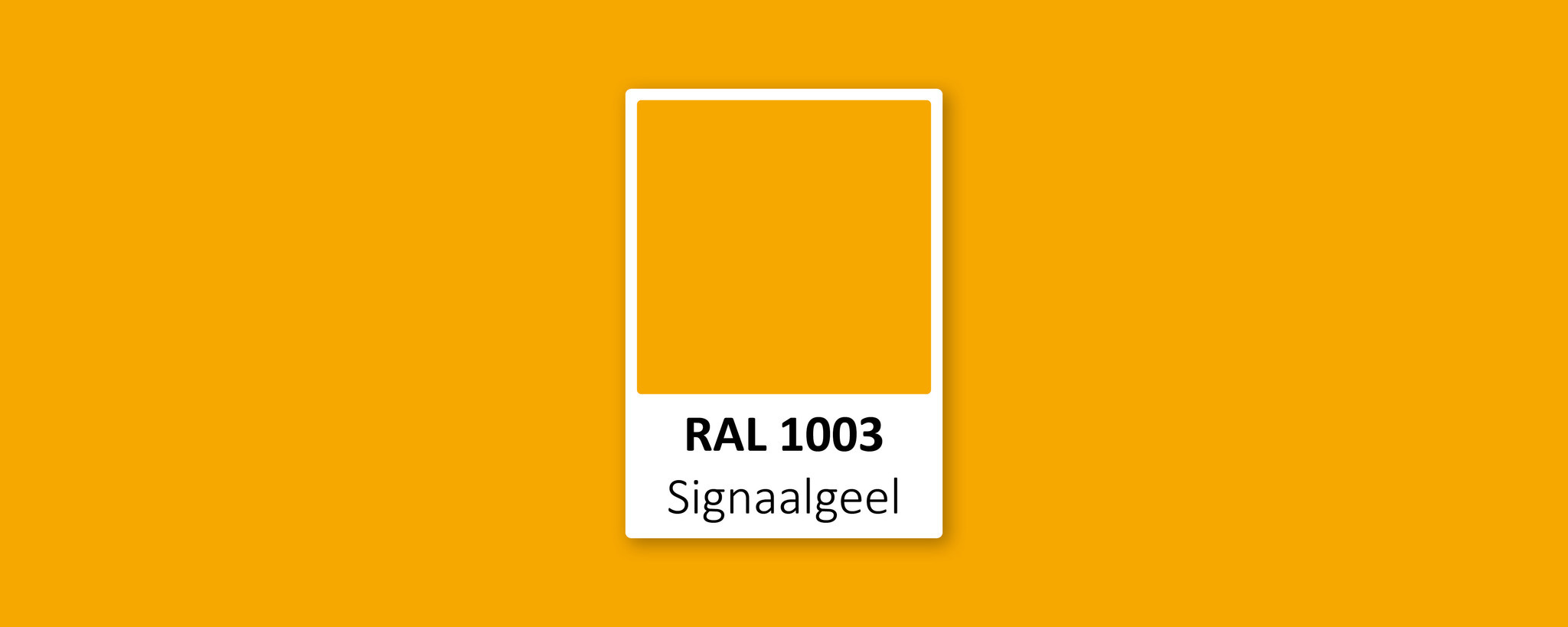 RAL 1003: Signaalgeel