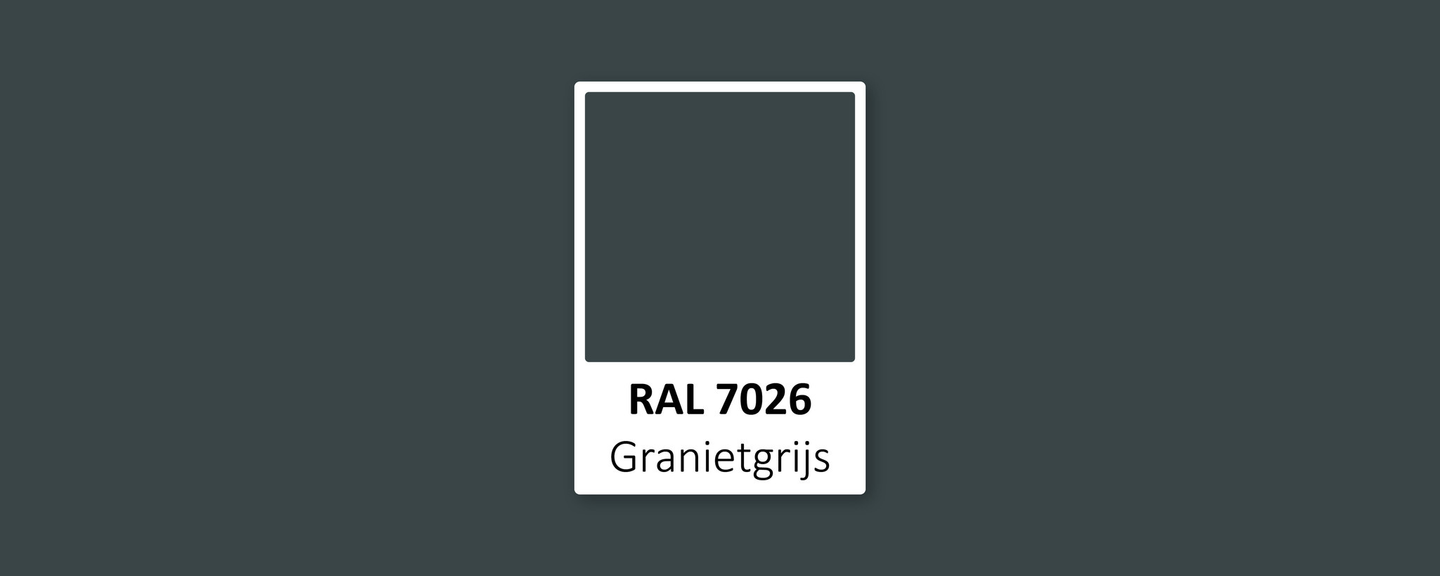 RAL 7026: Granietgrijs