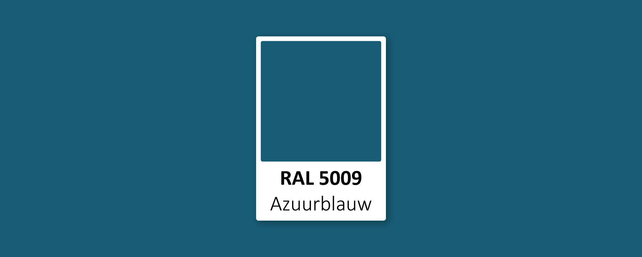 RAL 5009: Azuurblauw