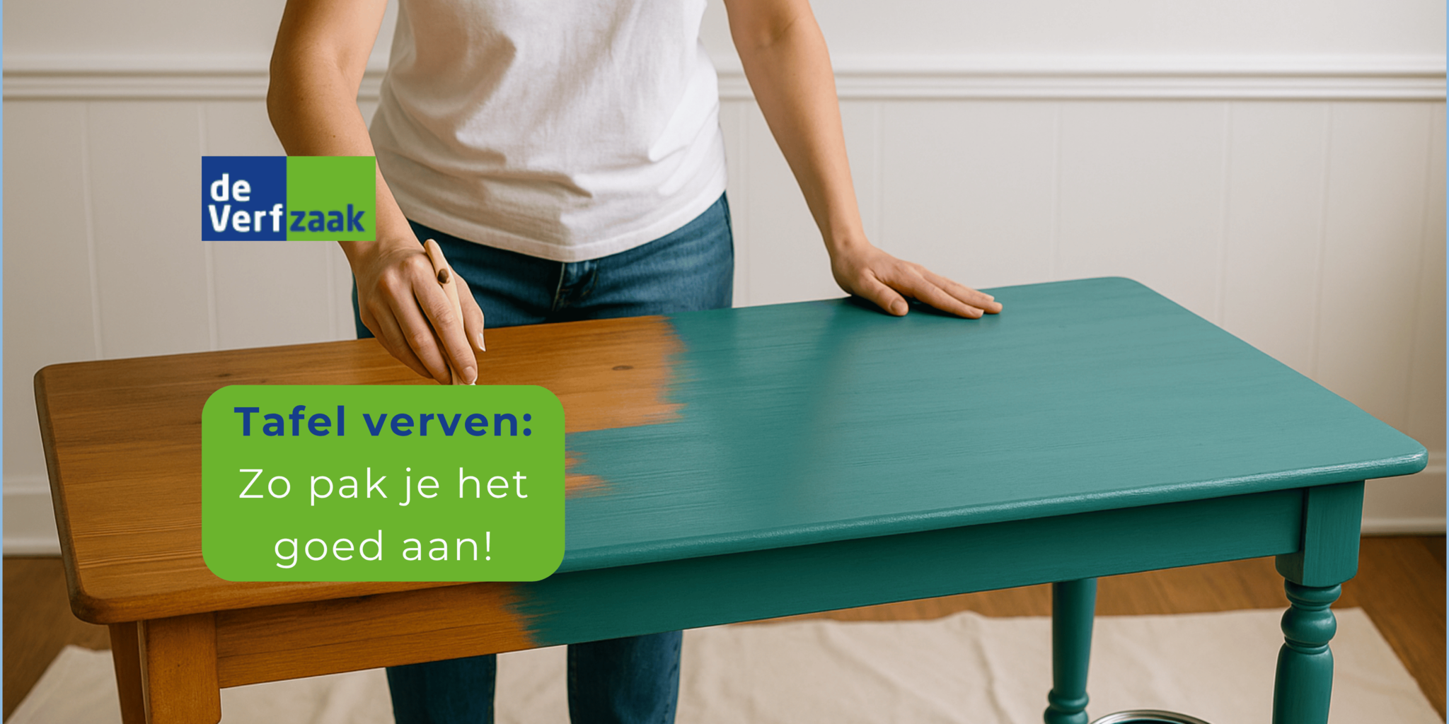 Tafel verven: Zo pak je het goed aan