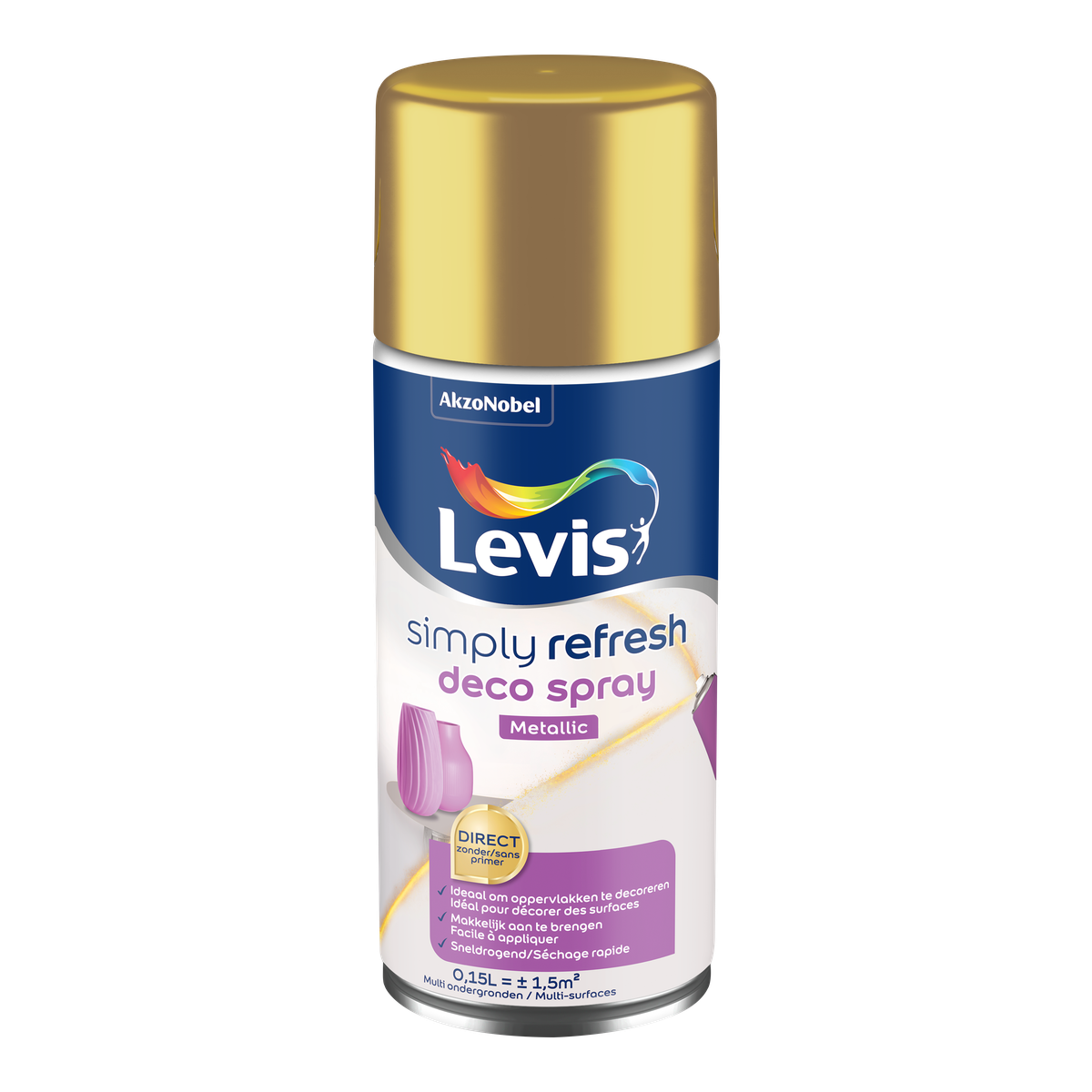 Levis Deco Spray - Met. Gold