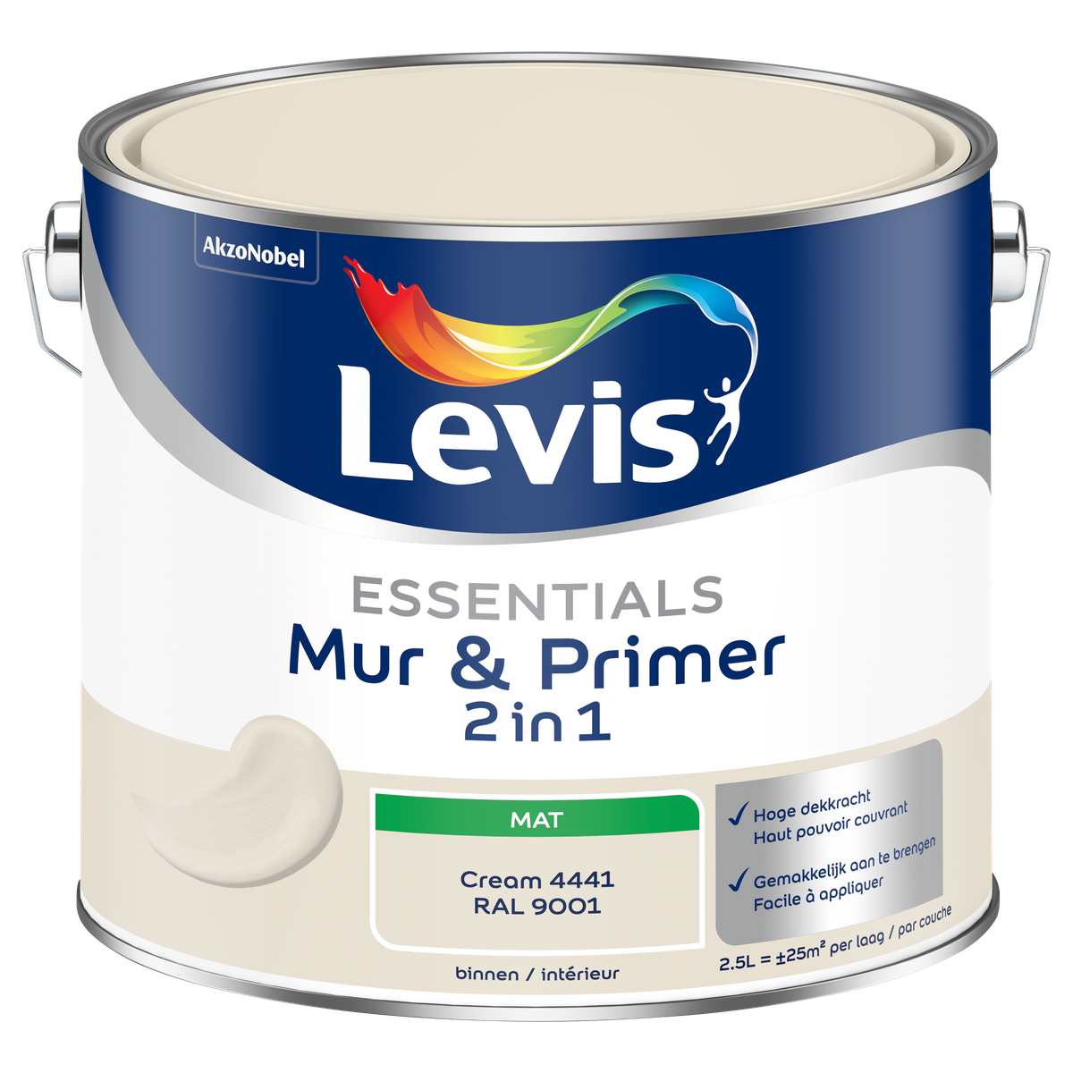 Levis Essentials Mur & Primer - Cream