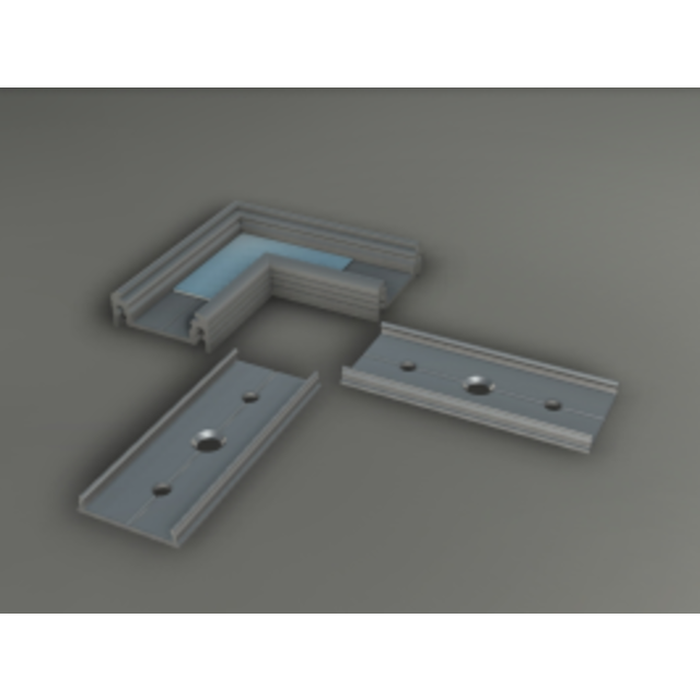 Hoek stuk voor LED profielen t.b.v. Philips Hue LED strips