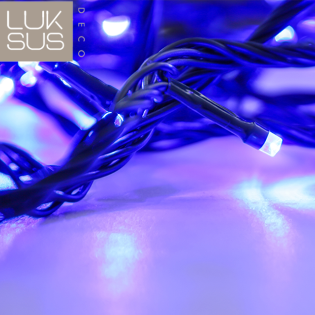 Blauwe kerstverlichting - voor Binnen & Buiten - gratis levering