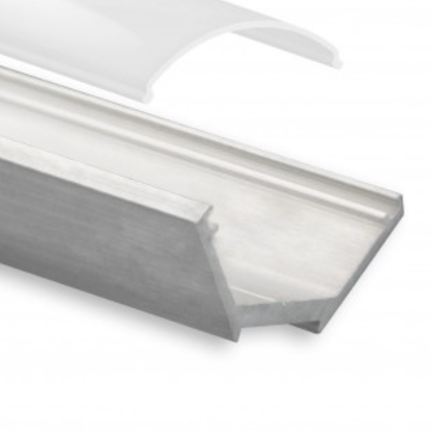 LED hoek profiel nu € 4,95 per meter inclusief afdekking