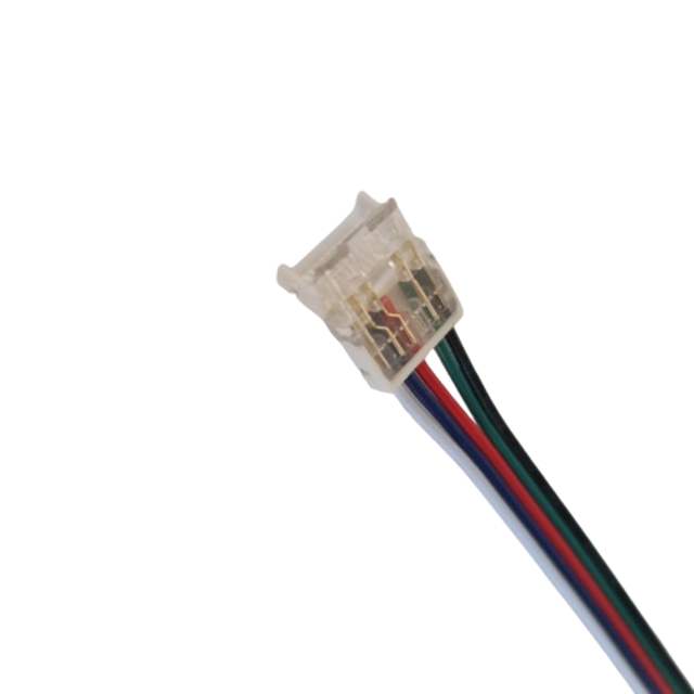 RGBW/RGBWW COB LED strip connector 2 zijdig – soldeervrij – klik ...