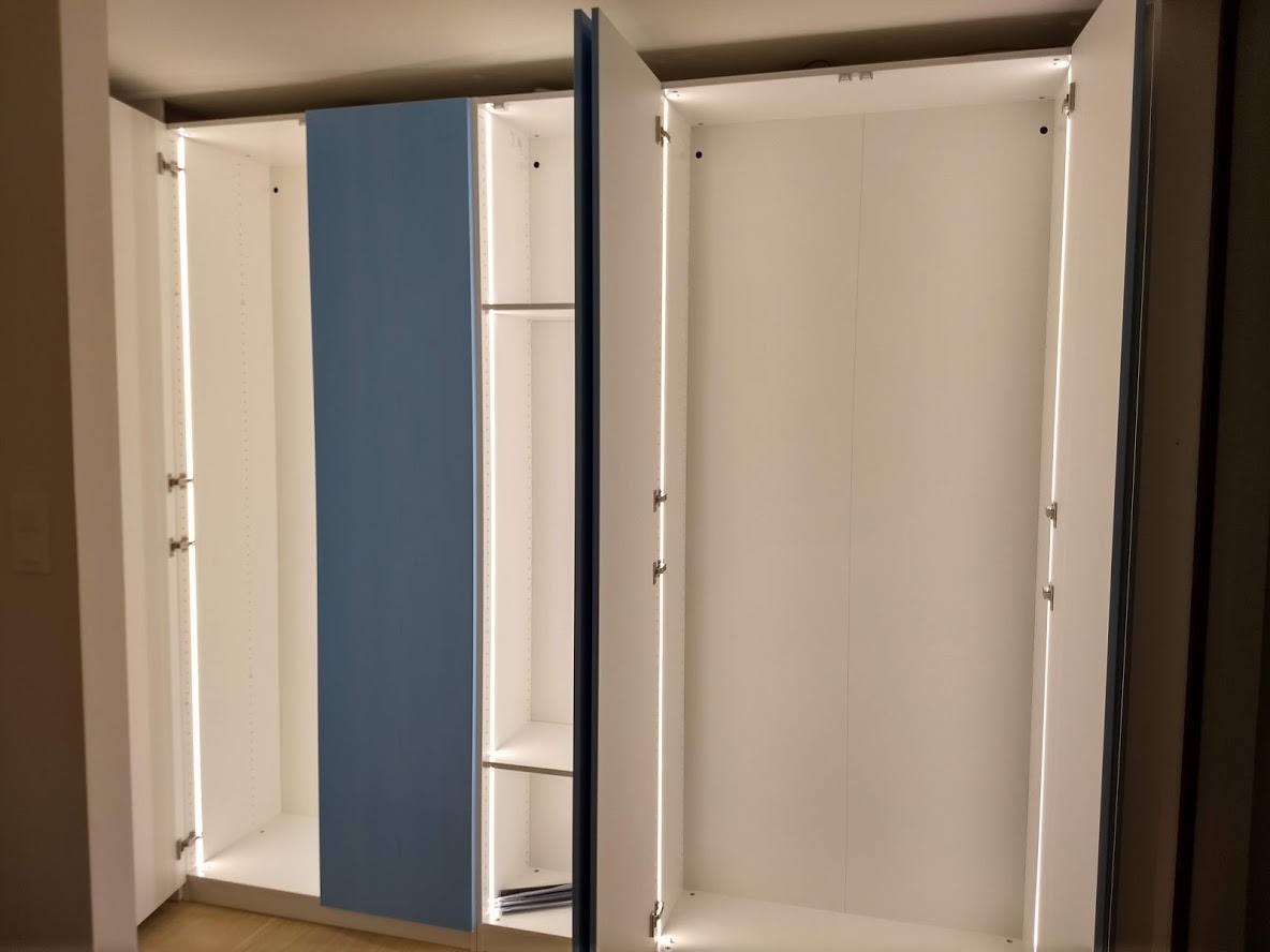 Wit LED inbouw profiel met afdekking 16,80 mm x 5,91mm - 08WIT