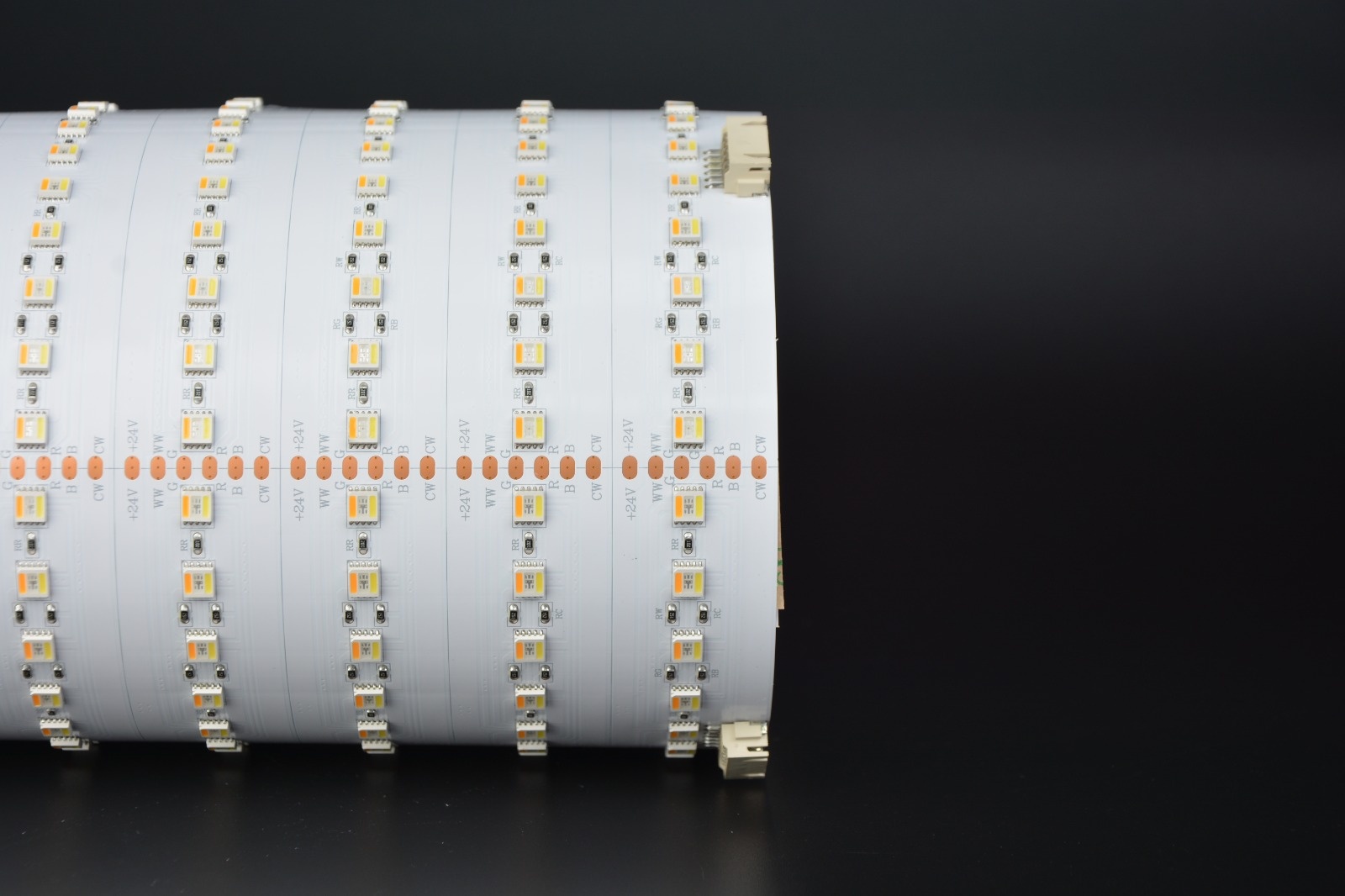 Flexibel LED vel - 640 LED - 5500 LM - RGBCCT - Dimbaar - 24 volt IP20