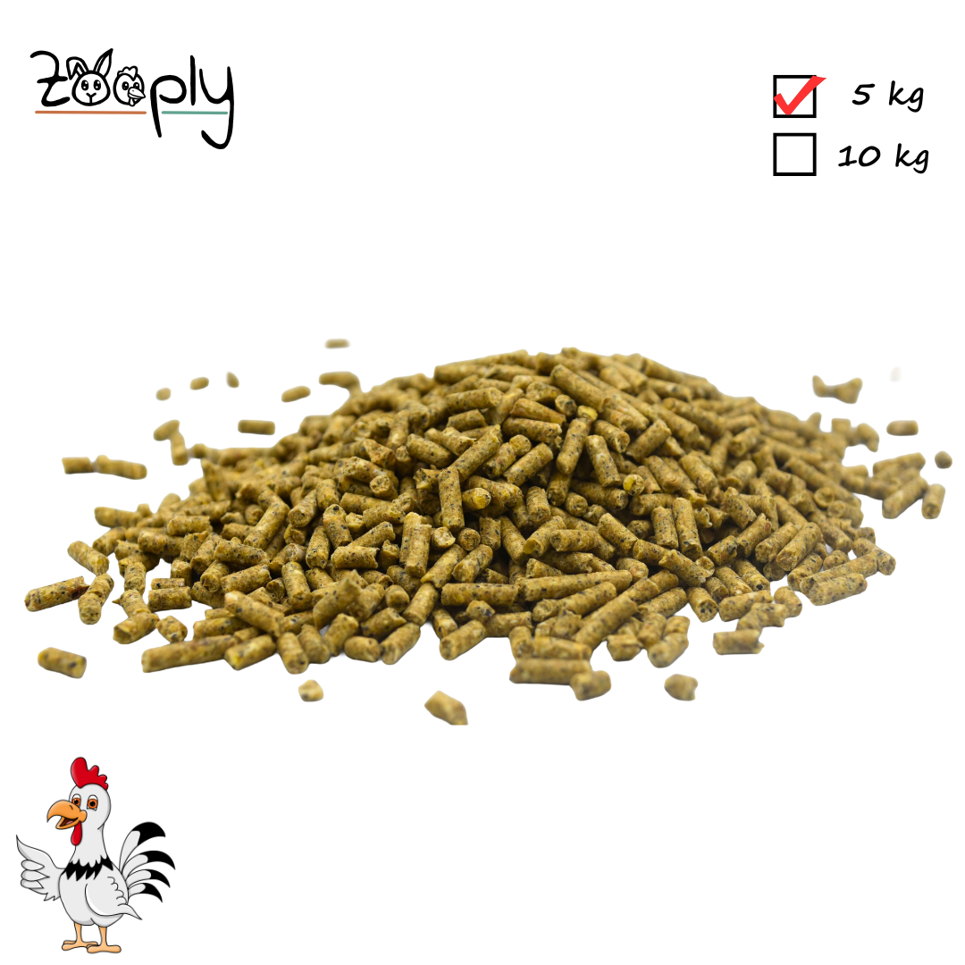 Opgroeikorrel jonge kippen & pluimvee – Volledige voeding 5 kg ...