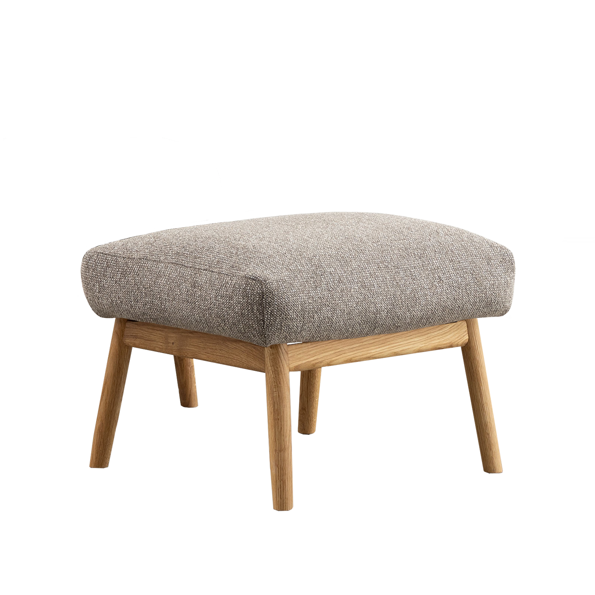 Freddi Footstool Oak | Matino Latte - De Machinekamer