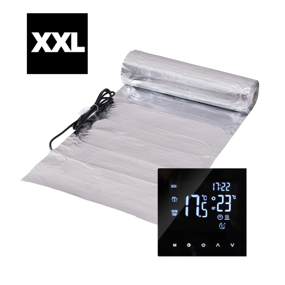 Pro-mat XXL complete foil underfloor heating set 150 watts with 25A ...