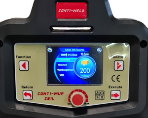 MIG-lasinverter CONTIWELD type CONTI-MUP 201L - Contiweld