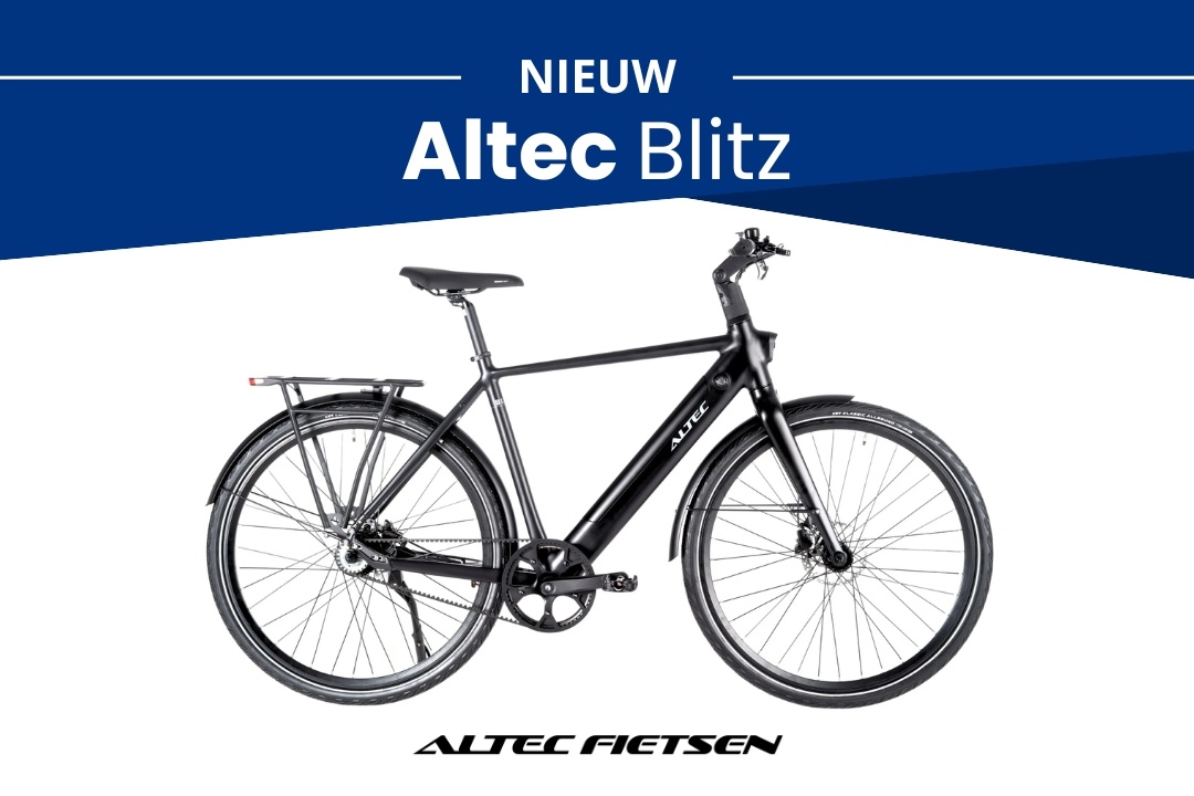 Altec Blitz – Stoere Urban E-bike met Riemaandrijving