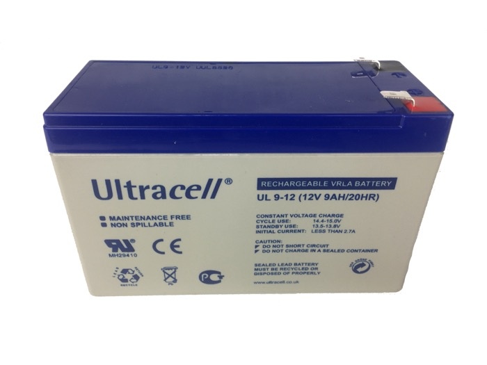 Ultracell Battery 12 volt, 9Ah - ROLLZONE
