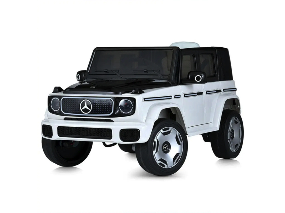 Mercedes Benz EQG, 12 volt electric children's car with rubber tires ...