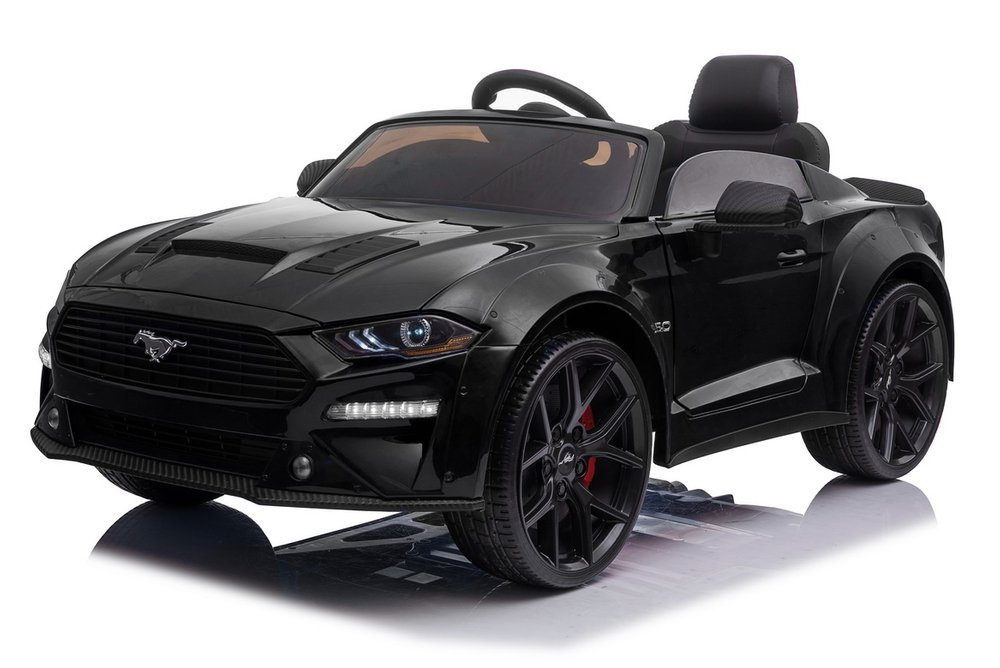 Ford Mustang Kids Car 24V – 2 Motors, Leather Seat, LED & Remote - ROLLZONE