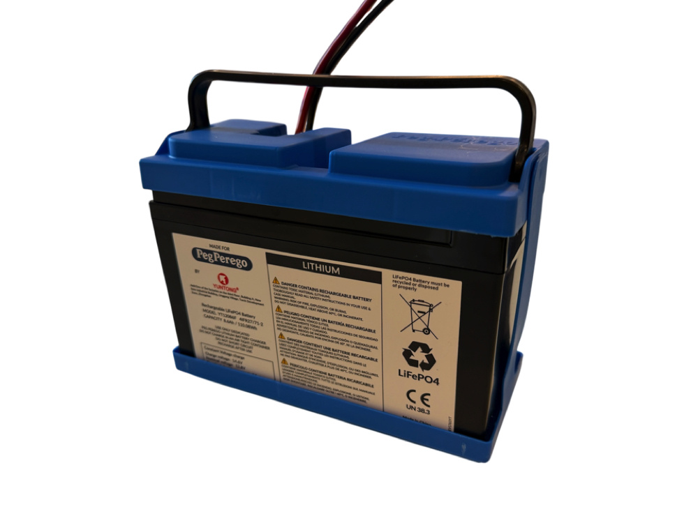Peg Perego 12 Volt 8Ah lithium battery - ROLLZONE