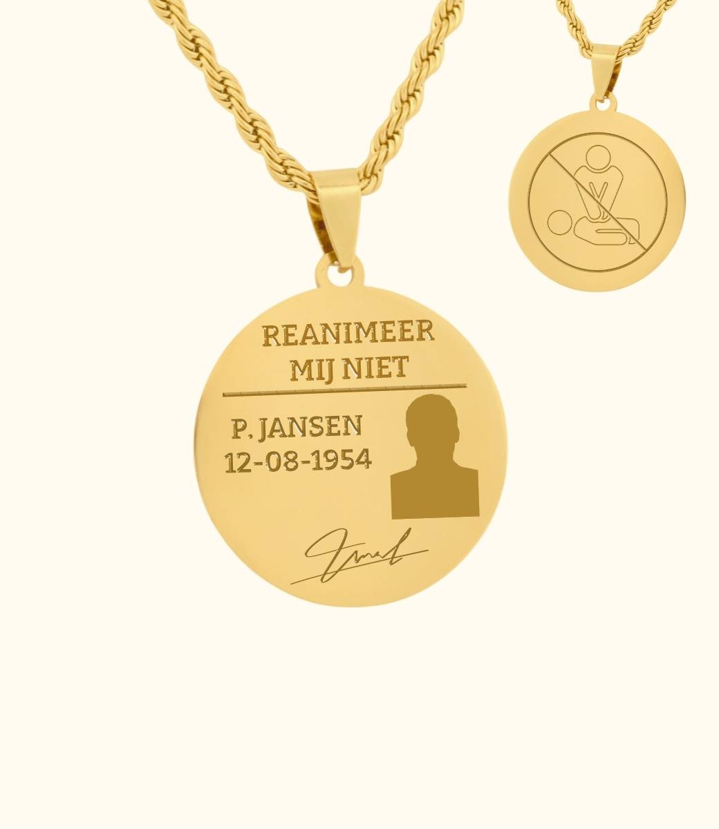 Niet Reanimeren Penning Rond: maak je reanimatie wens nu duidelijk ...