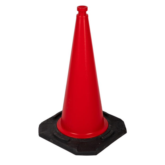 Weighted traffic cone 75 cm without reflection - Ri-Traffic