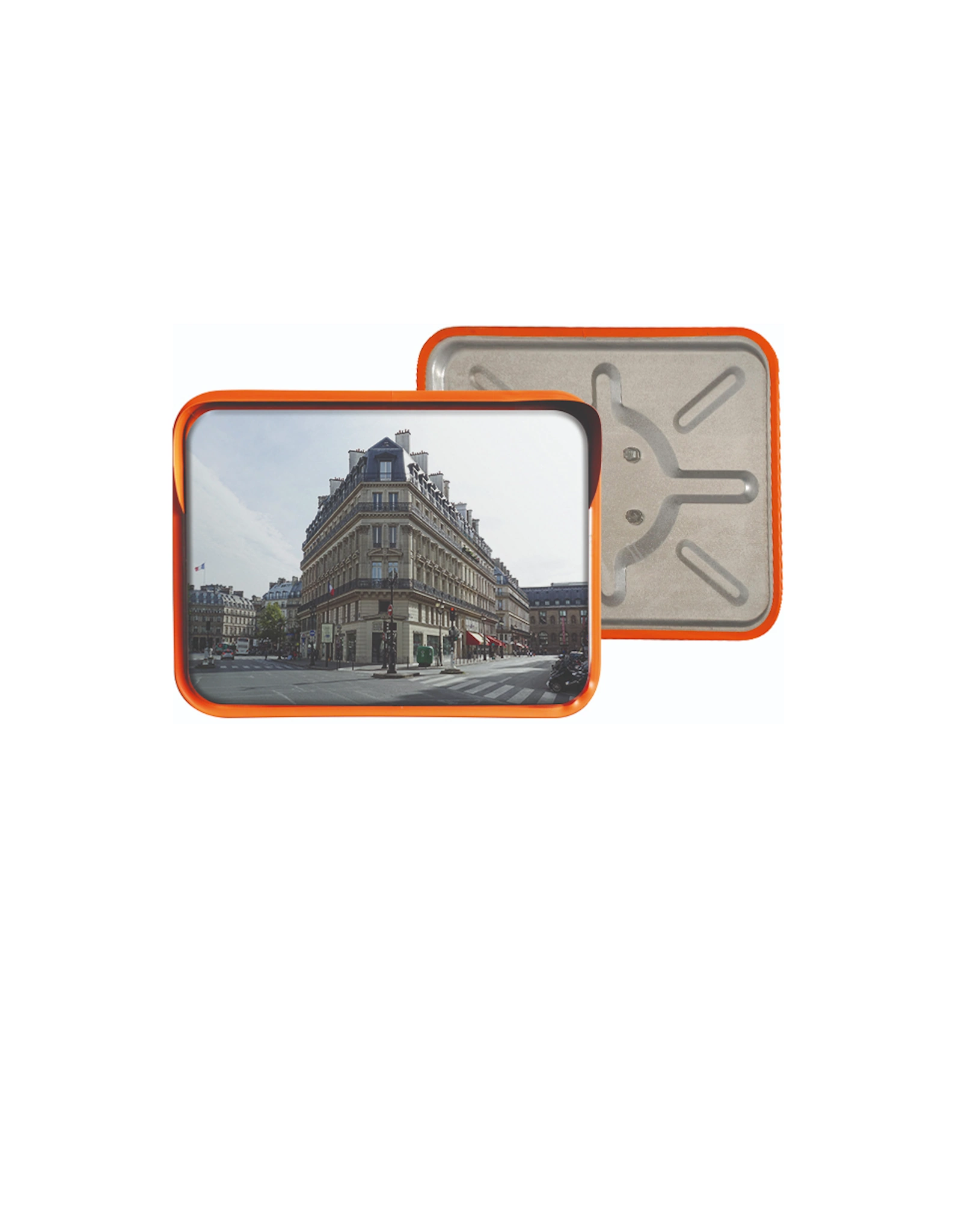 Fully stainless steel traffic mirrors 45 x 60 cm - Ri-Traffic