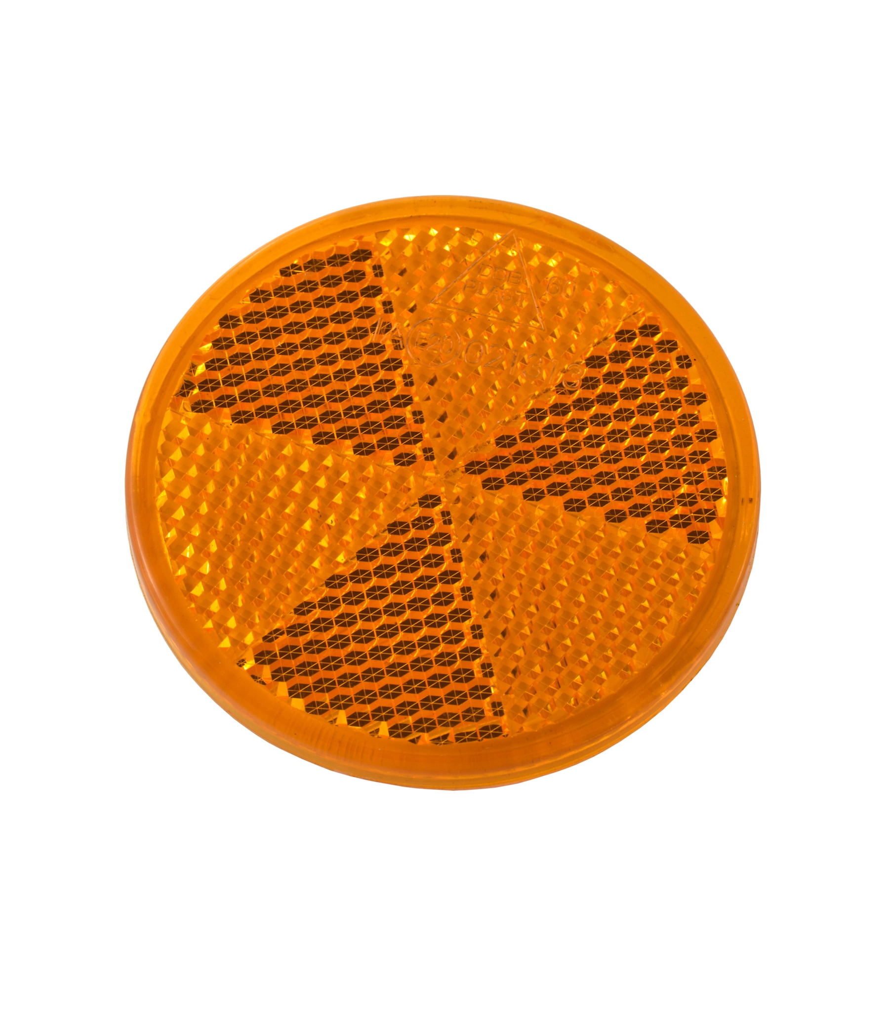 Self-adhesvie reflector Ø60 mm yellow - Ri-Traffic