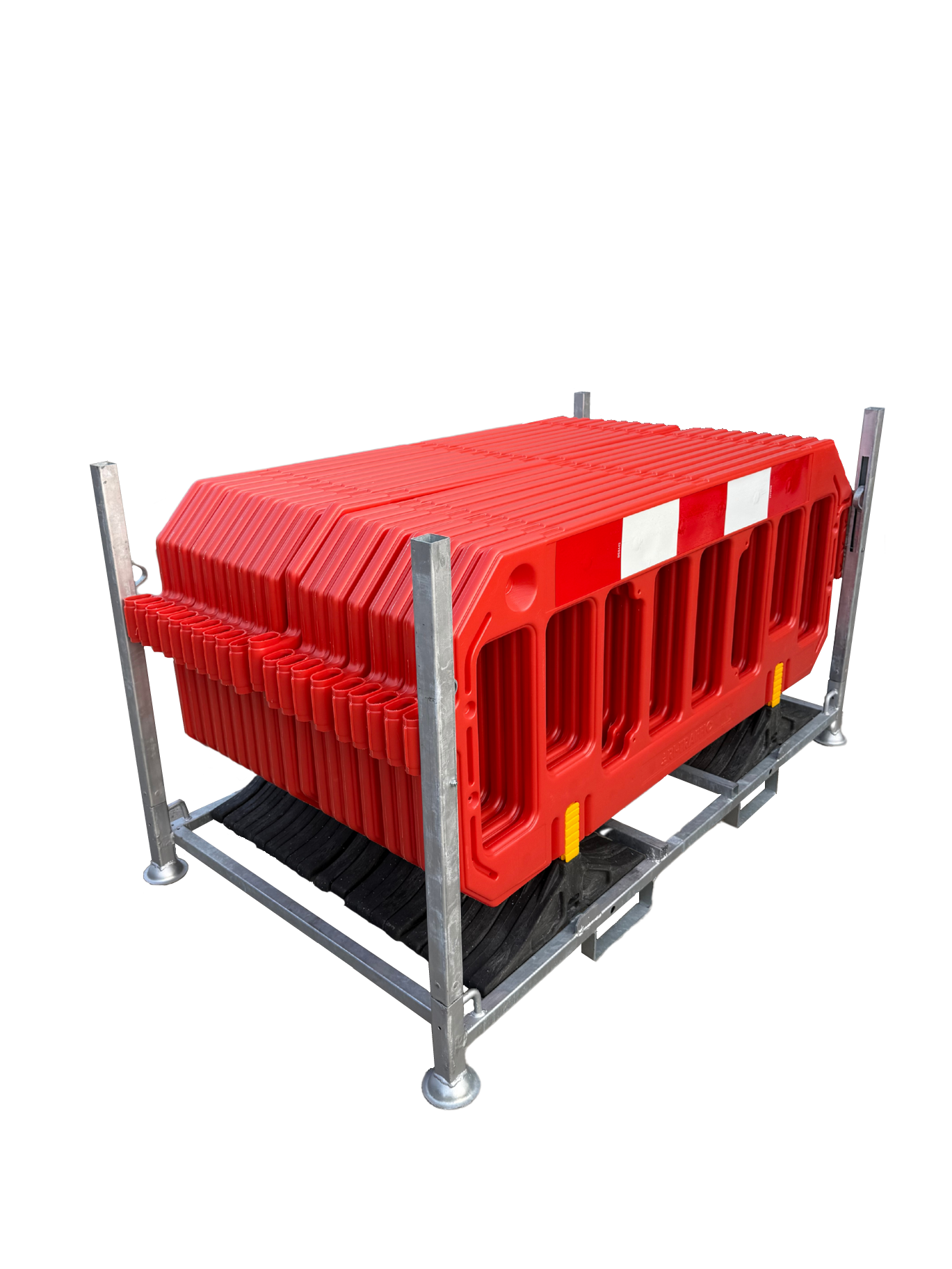 Palette de stockage et de transport pour les 20 barrières de protection ...