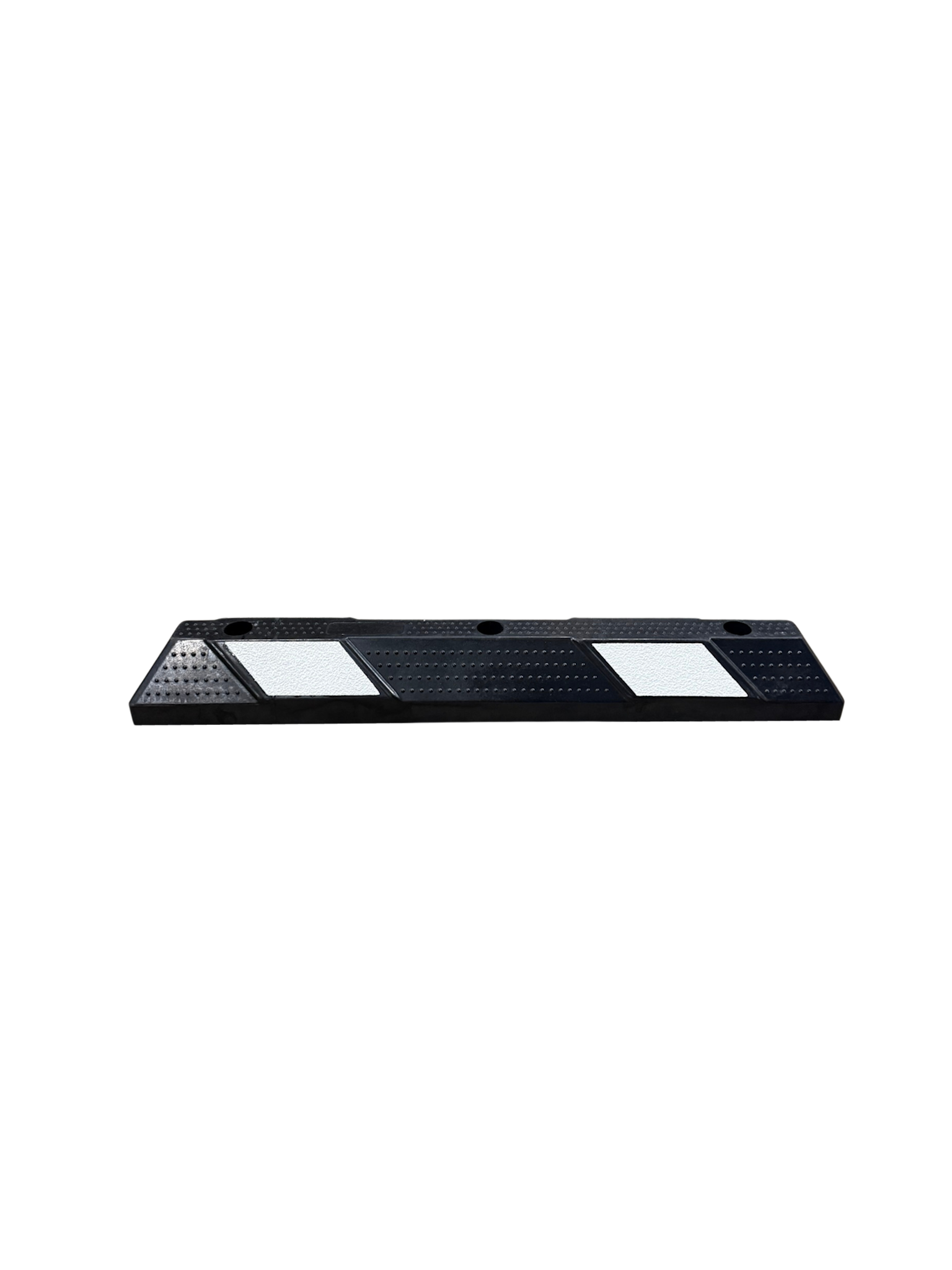 Parking separator rubber 90 cm - black / white - Ri-Traffic