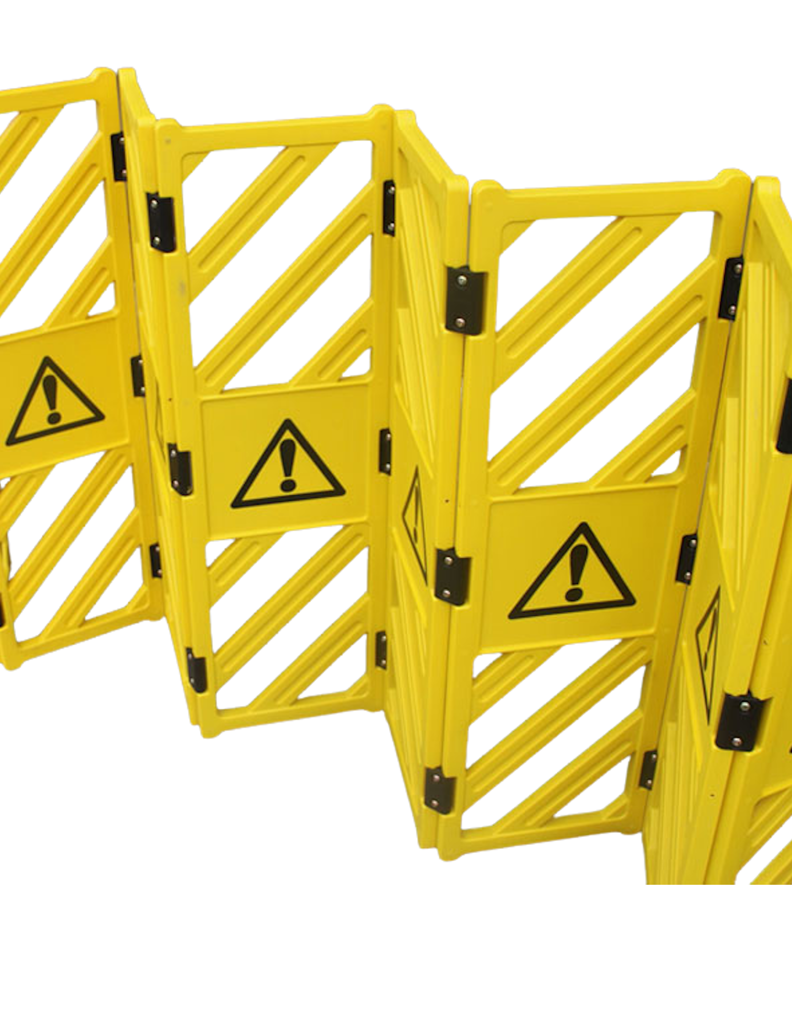 Mobile Plastic Expandable Barrier on Wheels – 4 Metres - Ri-Traffic