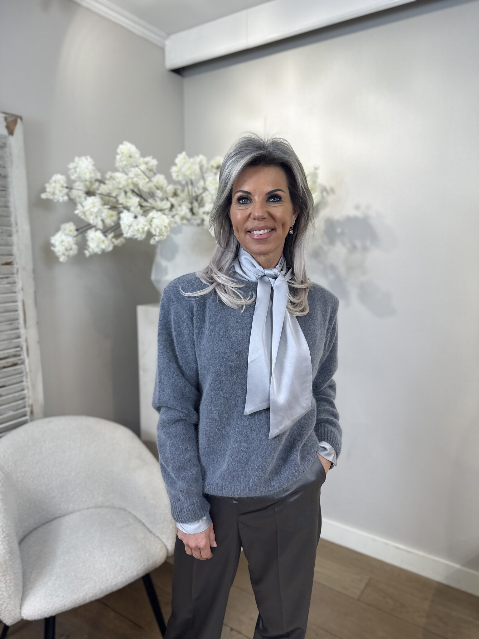 Saffy Sweater Grey - Kavally