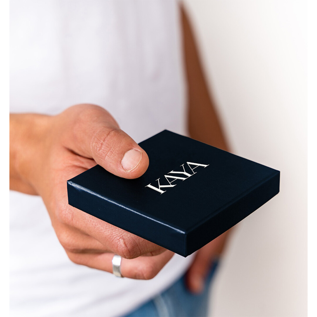Gouden mannen ketting met naam bar kopen? Bestel bij KAYA - KAYA Heren