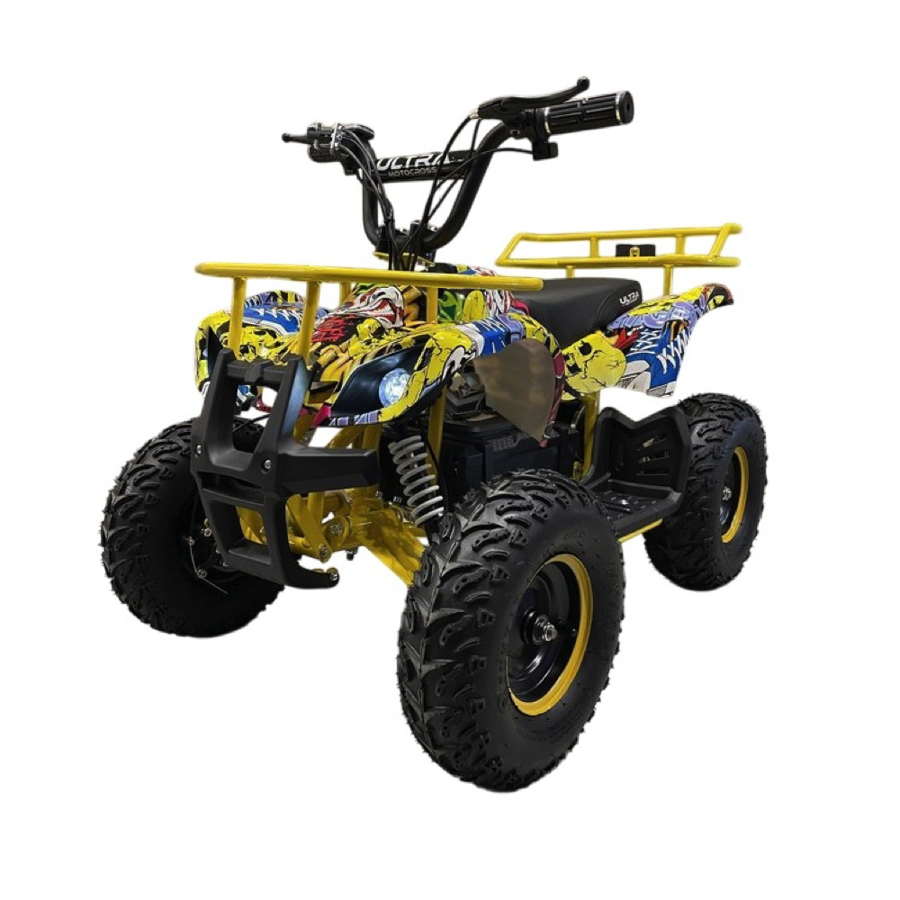 48 volt elektrische Quad met 1000 watt aandrijving, met bagagerek ...