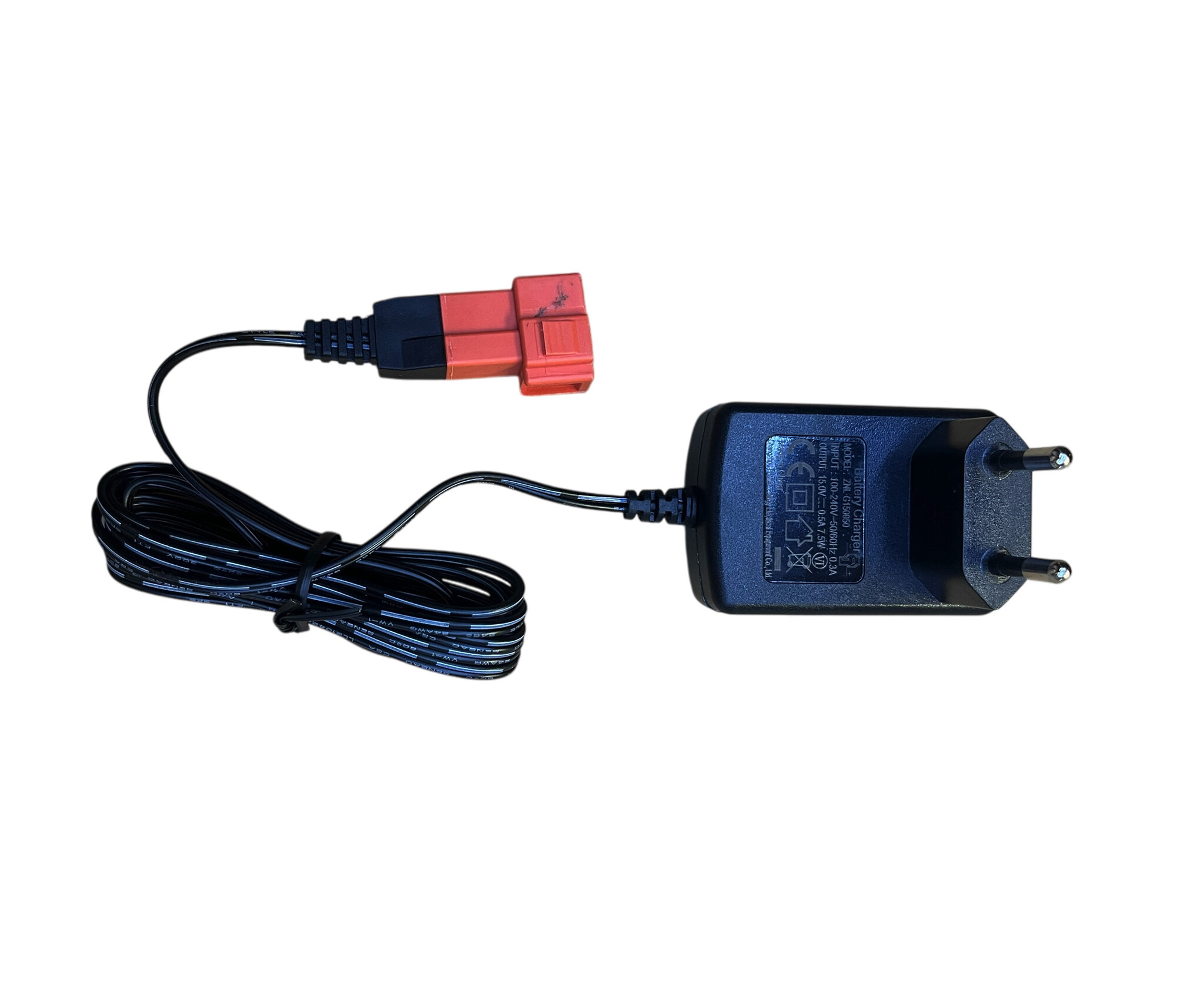 12 volt 500mA oplader met vierkante plug - ATOYS.NL