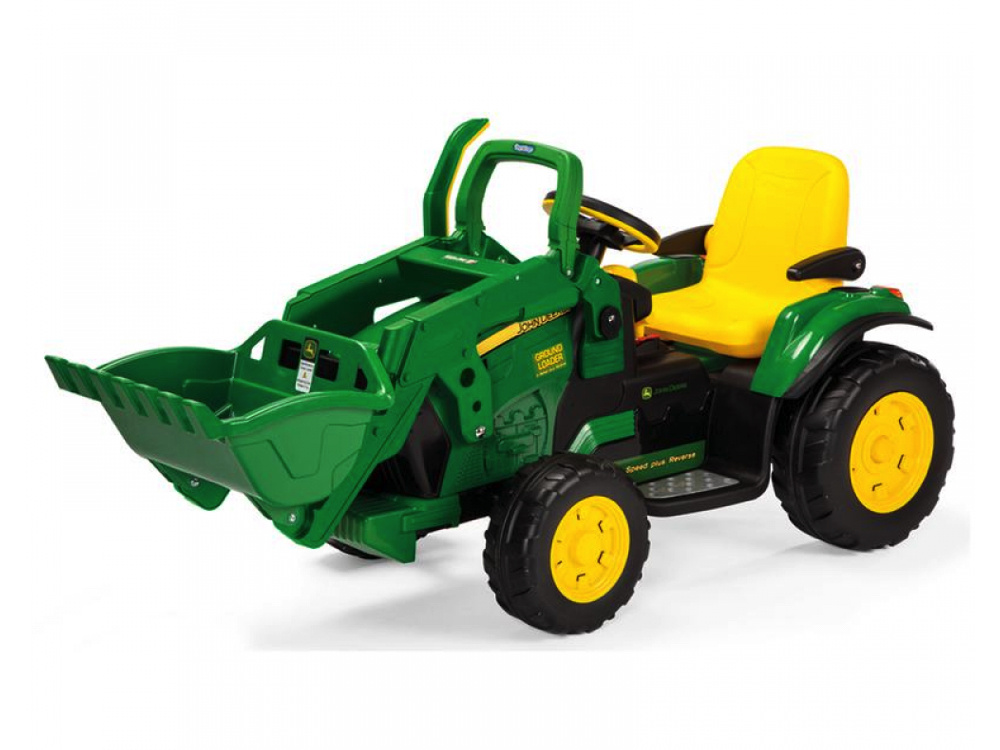 John Deere 12 Volt Electric Kids Tractor with bucket - ATOYS.BE