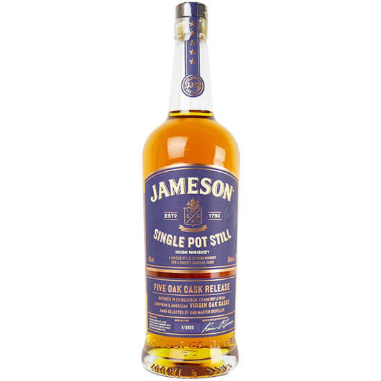 Jameson Single Pot Still Five Oak Release | Bestel direct ...