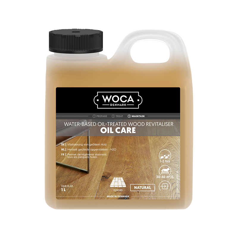 Woca Oil Care 1 Liter Naturel of Wit (klik hier voor de kleur)