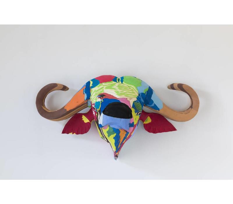 Ocean Sole Buffel Wall art van gerecyclede slippers. - Nic&Mic