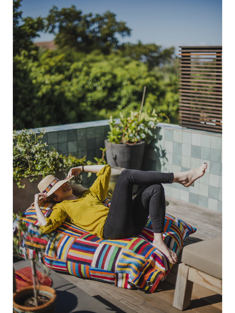 Collectie zitzakken van gerecycled katoen - Nic&Mic