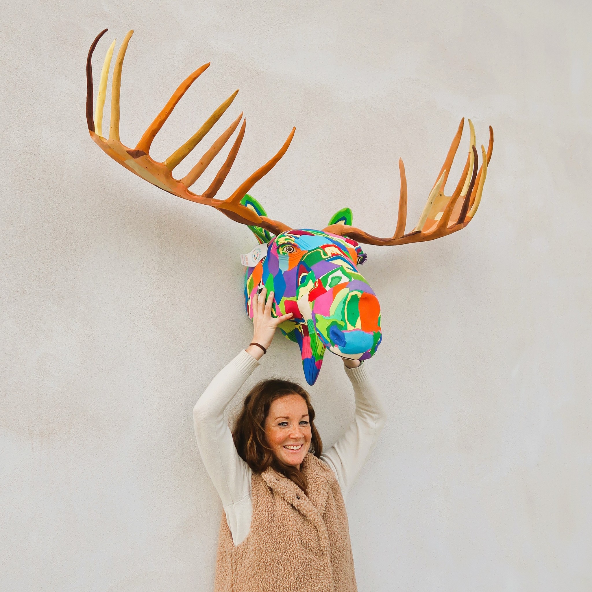 Ocean Sole XL Wall Art Moose - Nic&Mic