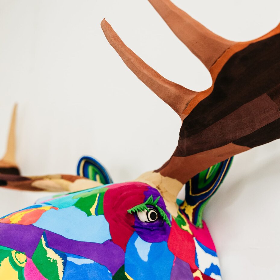 Ocean Sole XL Wall Art Moose - Nic&Mic