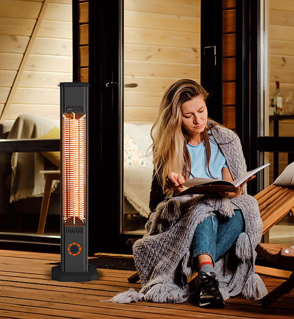 Terrasverwarmer 2000W – Vrijstaand & Wandmontage | IP65 - FullComfort