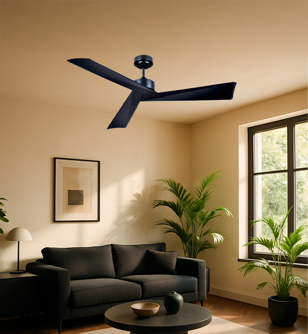 A-Flow Design Black – Moderne Zwarte Plafondventilator 42 inch ...