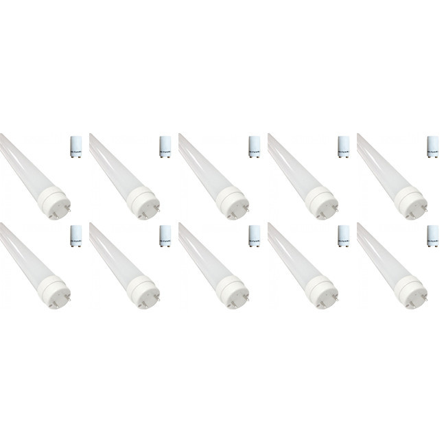 LED fluorescent tube T8 150 cm (22W) – set of 10, 2200 lm, 6400K
